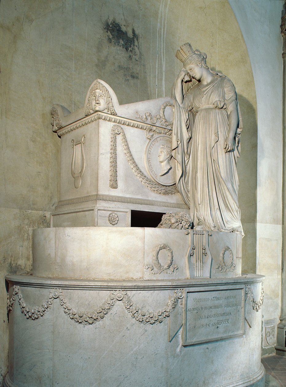 Monument to Vittorio Alfieri by Antonio Canova